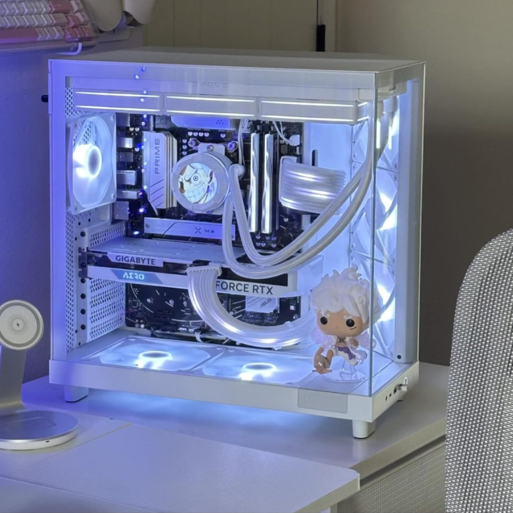 Chasis Para Pc Nzxt H6 Flow Cc-h61fw-01 Vidrio Panorámico